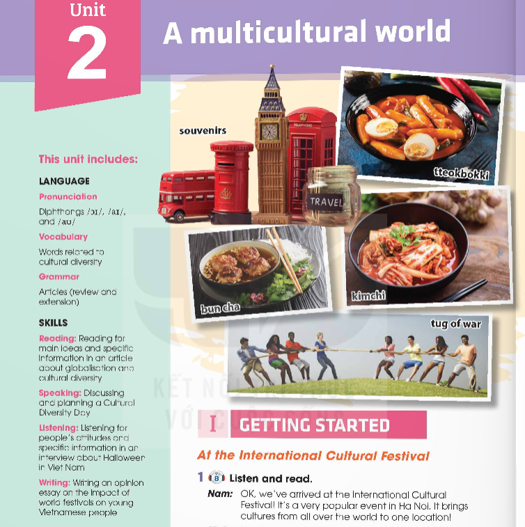 Unit 2: A multicultural world | Lớp 12 - Global Success & Bộ Giáo Dục - Đào Tạo - Tiếng Anh 12
