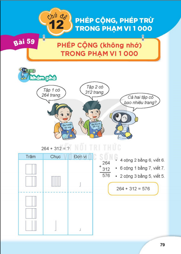 BÀI 59: PHÉP CỘNG (không nhớ) TRONG PHẠM VI 1 000 | Toán 2 - Tập Hai | CHỦ ĐỀ 12: PHÉP CỘNG ...